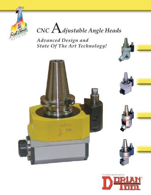 Adjustable Angle Heads CNC - Dorian Tool International