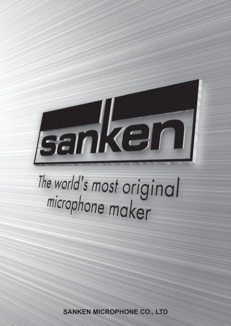 NEW Sanken Catalog PDF (8 MB) - Sek'd