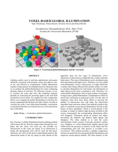 voxel-based global illumination - Computer Graphics