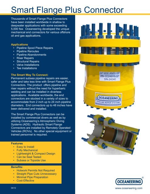 Smart Flange Plus Connector - Oceaneering