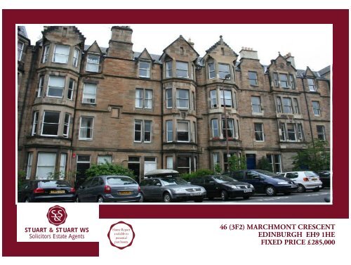46 (3f2) marchmont crescent edinburgh eh9 1he ... - Stuart & Stuart