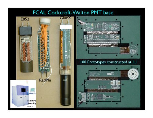 FCAL Cockcroft-Walton PMT base