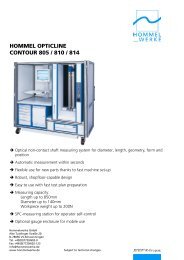 HOMMEL WAVELINE MACROSYSTEM â Modular contour ...
