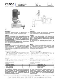 Priming System Type ASVA/B/T 70401 6 - vatec Maschinenbau GmbH
