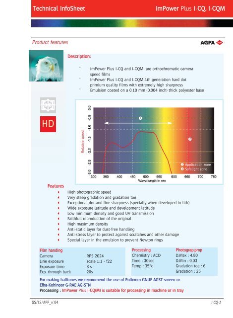 Technical InfoSheet ImPower Plus I-CQ, I-CQM ab - REINSCH