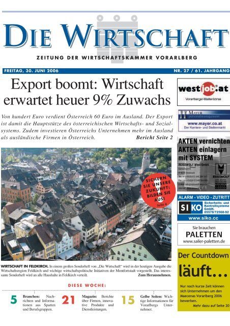 DIE WIRTSCHAFT DIE WIRTSCHAFT DIE WIRTSCHAFT