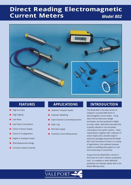Direct Reading Electromagnetic Current Meters
