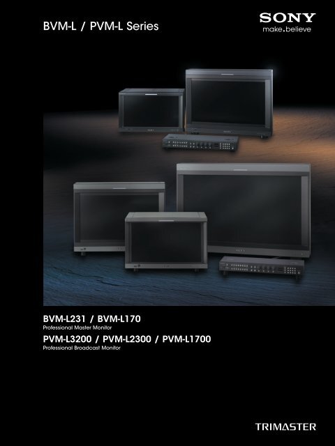 BVM-L / PVM-L Series - Sony