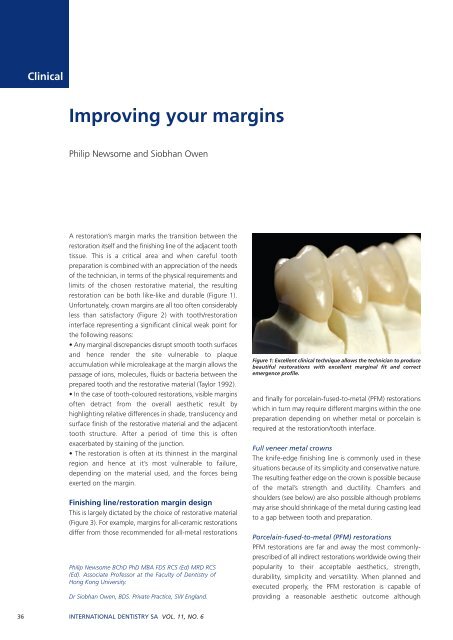 Improving your margins - International Dentistry SA - Modern ...