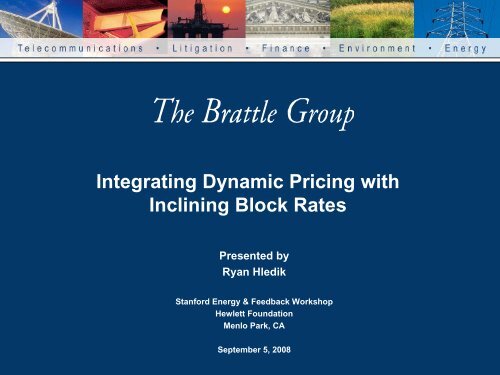 Integrating Dynamic Pricing with Inclining Block Rates