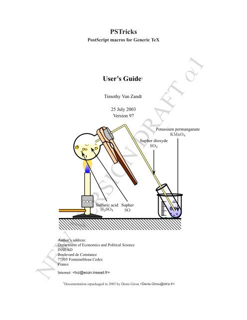 PSTricks - The UK TeX Archive