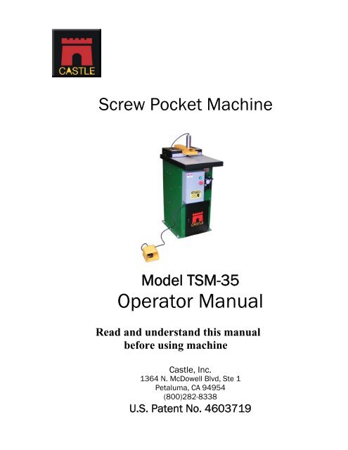 Operator Manual - Castle Inc.