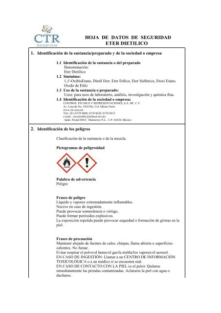 Mono transmitir audible punto de ebullicion del dietil eter Con qué ...