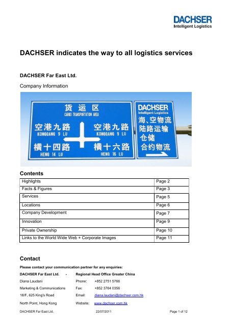 DACHSER Far East Ltd. - Dachser.hk