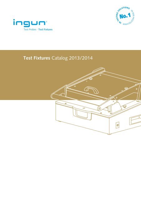 Ingun Test Fixtures Catalog - Catalog Library