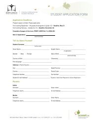 Homestay Application Form - OISP International Student Program