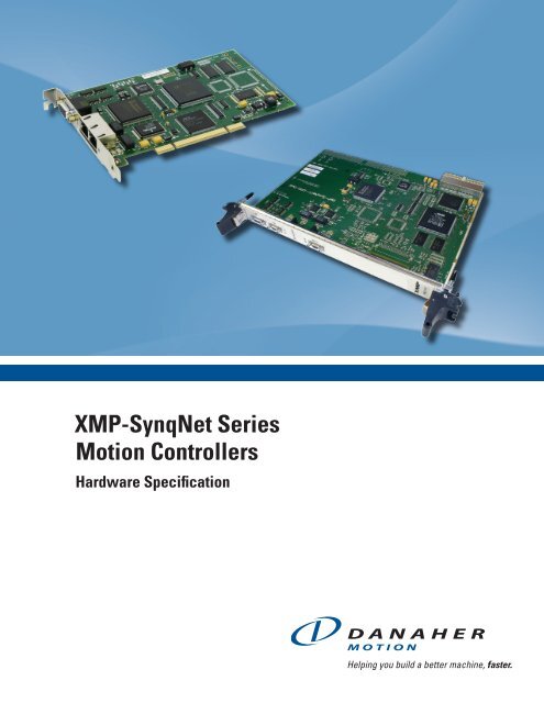 XMP-SynqNet Series Motion Controllers - SynqNet.org
