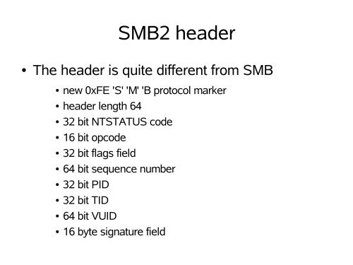 SMB2 hea