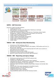 SAP01 - SAP Overview ERP001 - Management ... - Squirrel Softech