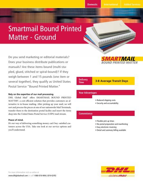Smartmail BPM - Ground - DHL Global Mail