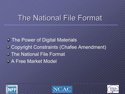 The National File Format