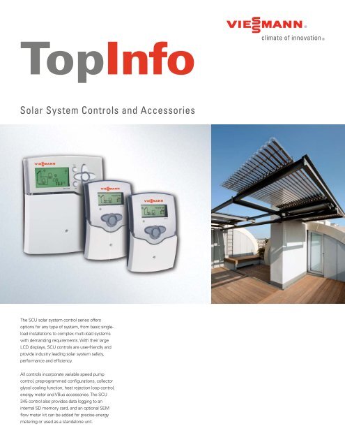 Solar Controls Flyer - Viessmann