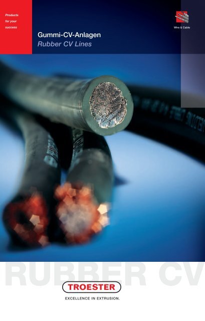 Gummi-CV-Anlagen Rubber CV Lines