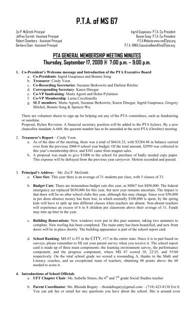 Download PDF - Louis Pasteur MS 67 PTA