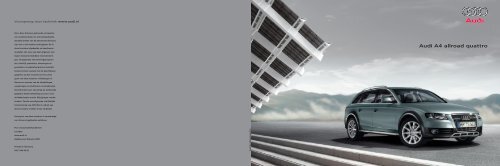 Audi A4 allroad quattro brochure.pdf - Fleetwise