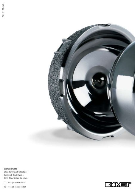 Biomet UK Ltd Waterton Industrial Estate Bridgend, South Wales ...