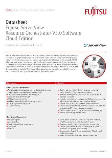 Data sheet - Fujitsu
