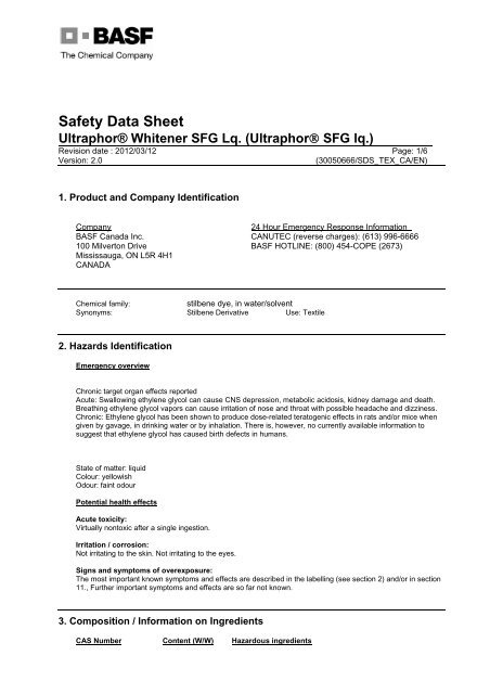 MSDS ULTRAPHOR WHITENER SFG LQ (E).pdf - Prismadye