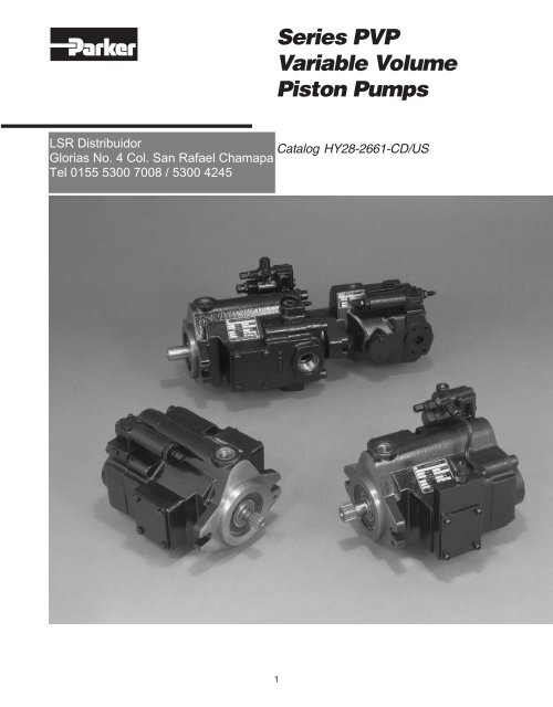 Series PVP Variable Volume Piston Pumps