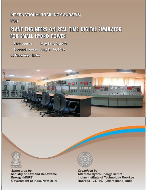 Real Time Digital Simulator for Small Hydropower Plants