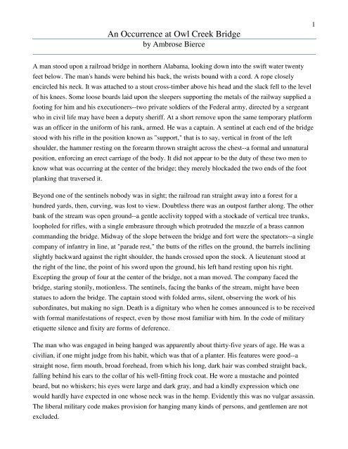 short story - An Occurrence at Owl Creek Bridge.pdf
