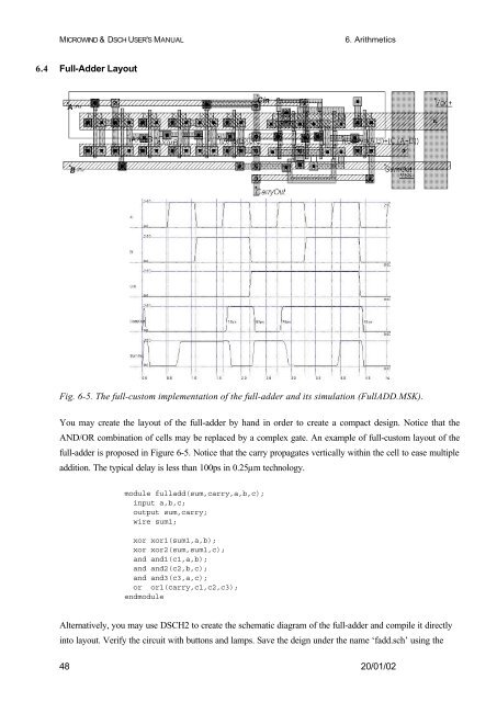 MICROWIND & DSCH USER'S M