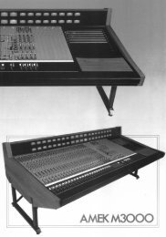 Amek Angela II - Analog Recording Console Forum