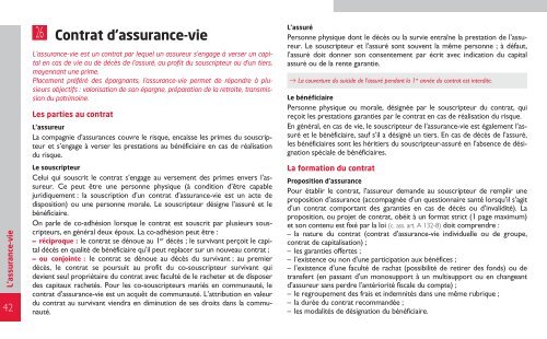26 Contrat d'assurance-vie
