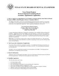 DENTAL ASSISTANT RENEWAL FORM - Texas State Board of ...
