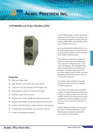 ACBEL POLYTECH INC. Features HPR6800HF High Power Rectifier
