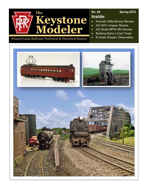 The Keystone Modeler, No. 80, Spring 2012, PRRT&HS