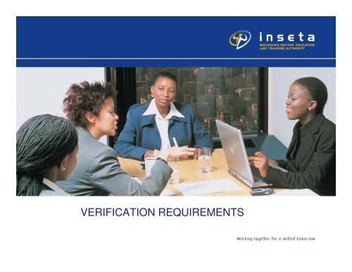 VERIFICATION REQUIREMENTS - INSETA