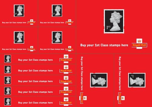 Point of Sale stickers - Royal Mail