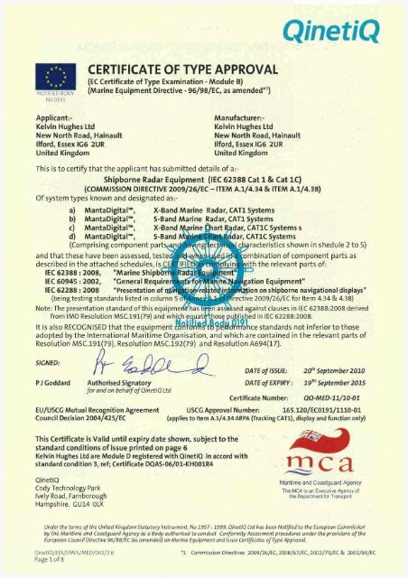Qinetiq-Cat1-Radar - MAREL ELECTRONICS SA