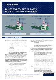 Suez Canal Signal Lights Settings - Tranberg