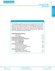 Calibration and Quality Control Standards - SCP Science