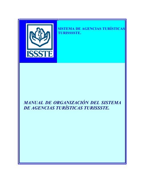 manual de organización del sistema de agencias turísticas turissste.