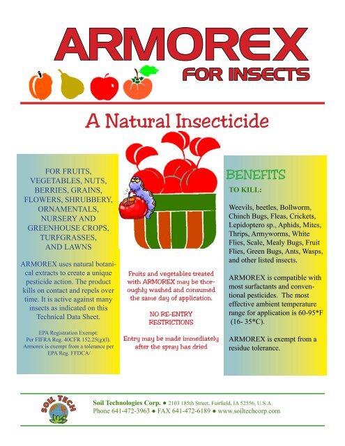 ARMOREX For Insects - Soil Technologies