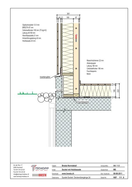 Sockel - Tschopp Holzbau AG