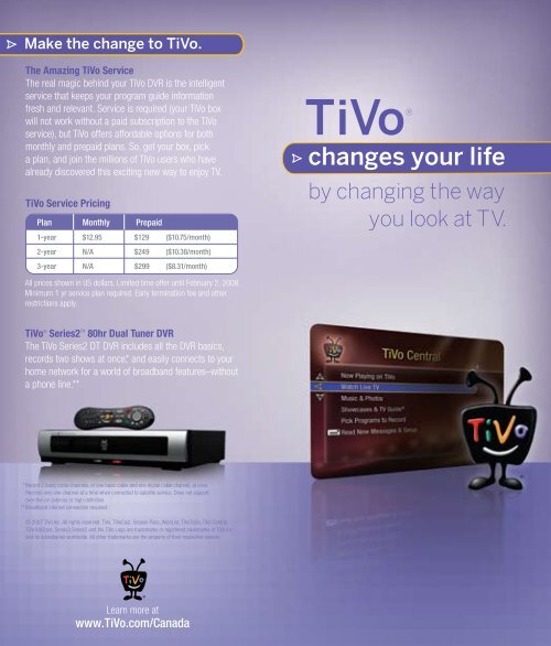 Tivo Canada PDF